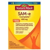 Nature Made SAM-e Advanced, 400 mg, 60 Tablets, Mood, Liver, Joint ...