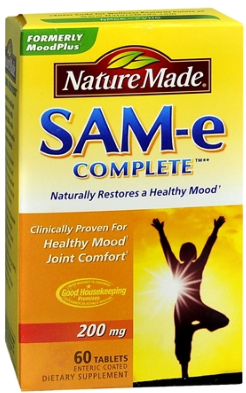 Nature Made SAM-e Complete Enteric Coated Tablets 60 Tablets - Walmart.com