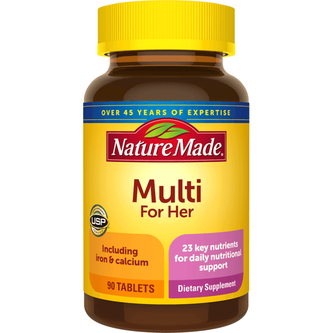 Nature Made Multivitamin for Women, Adult Multi Tablets, ItemID ...