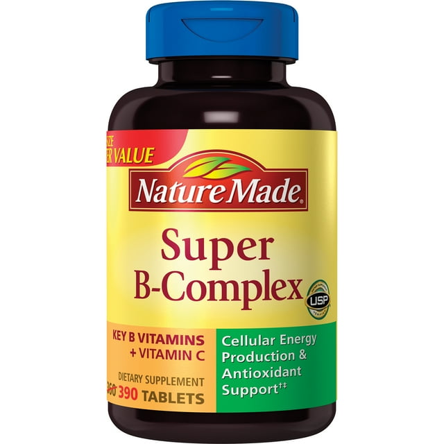 Nature MadeÂ® Super B-Complex Dietary Supplement Tablets 390ct ...
