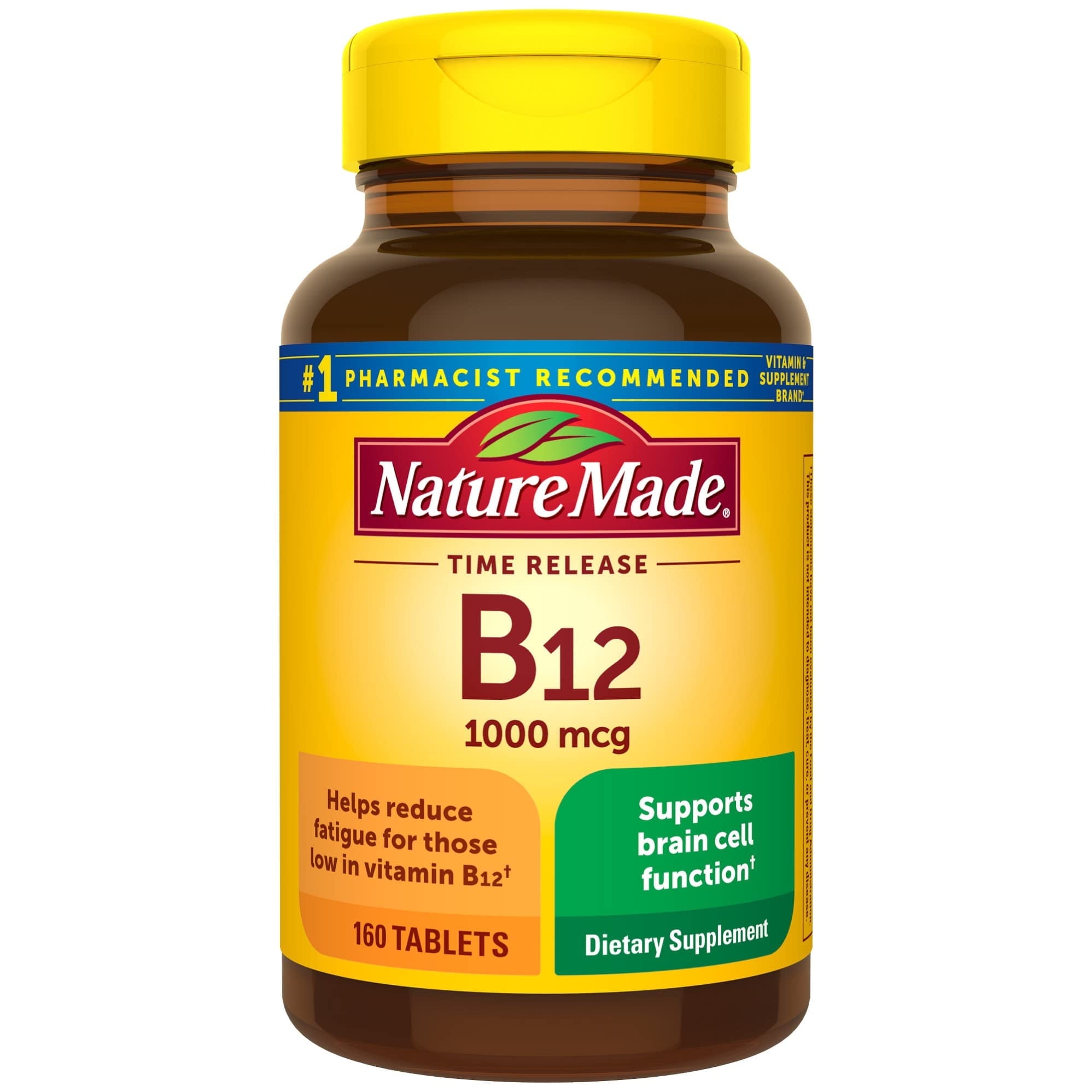 Nature Made Vitamin B12 1000 mcg, Energy Metabolism Support, Time ...