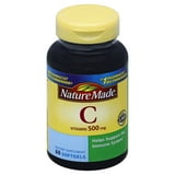 Nature Made Vitamin C 500 mg Softgels, 60 Count - Walmart.com
