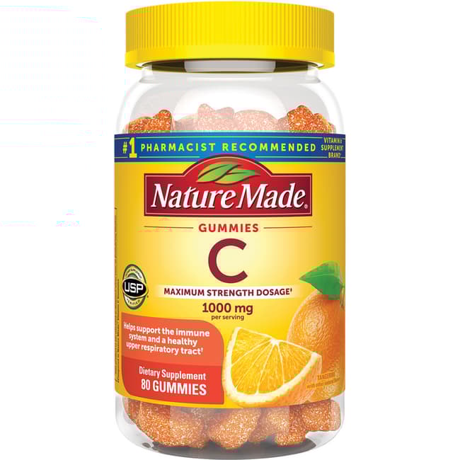 Nature Made 1,000mg Vitamin C Gummies - Immune Health Support ...