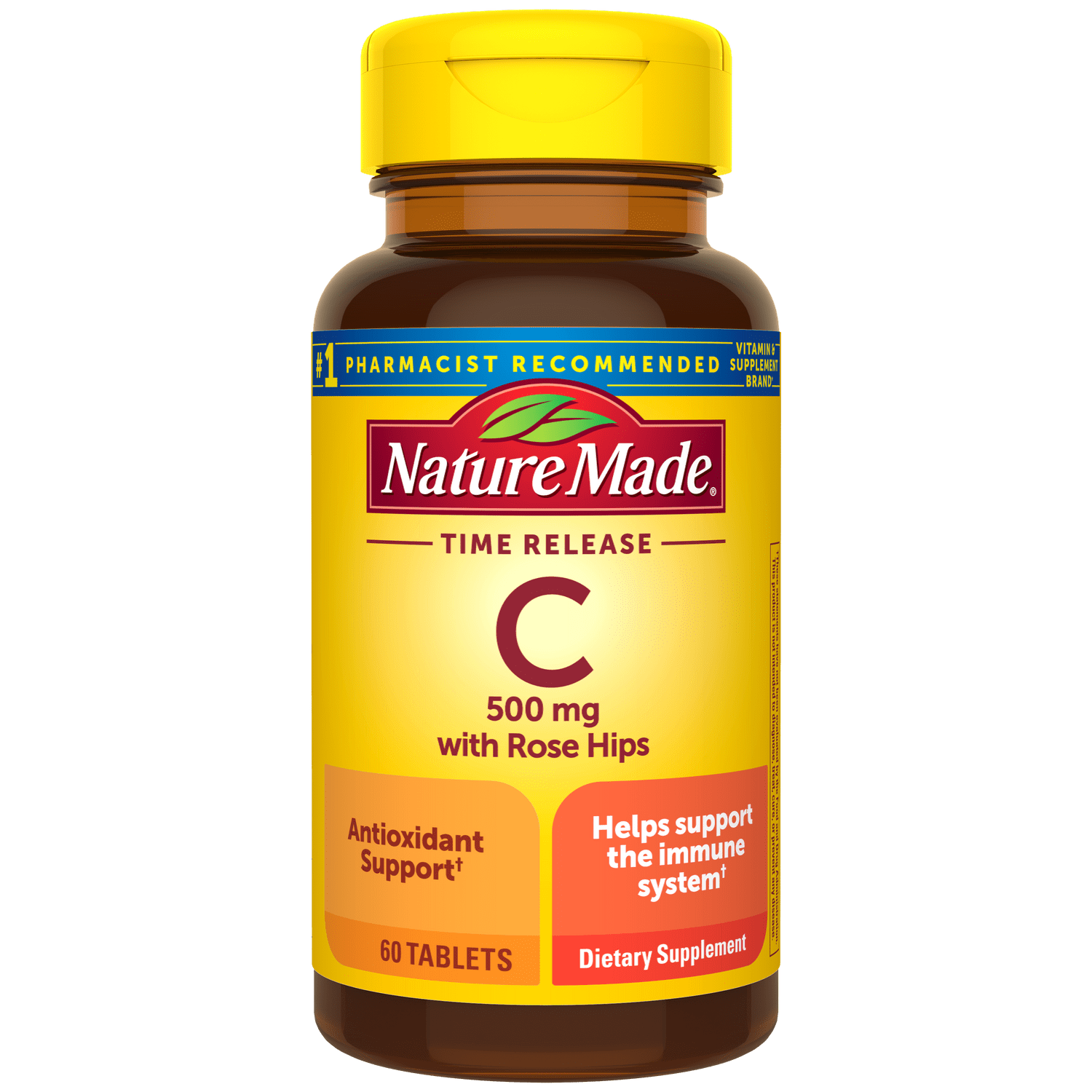 Nature Made Vitamin C Supports Immune 1000mg w/ Rose Hips, 60ct, 6-Pack ...