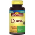 Nature Made Vitamin D3 2000 IU Tablets 100 ea (Pack of 4) - Walmart.com