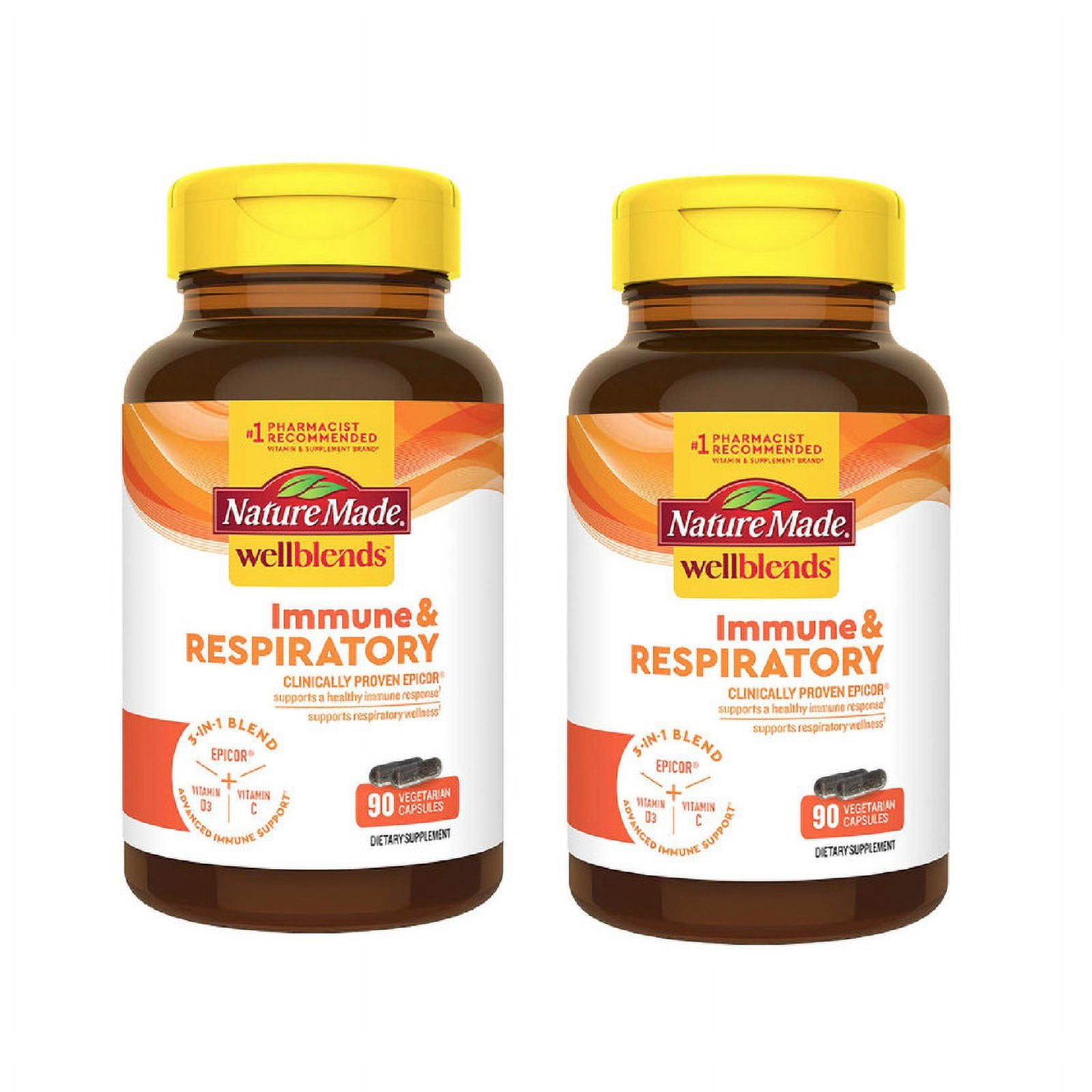 Nature Made Wellblends Immune & Respiratory - 90 Capsules - Walmart.com