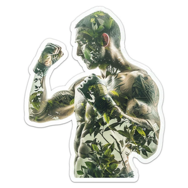 Nature Mma Sport Sticker Phone Decal Water Bottle Stickers Car Decals ...
