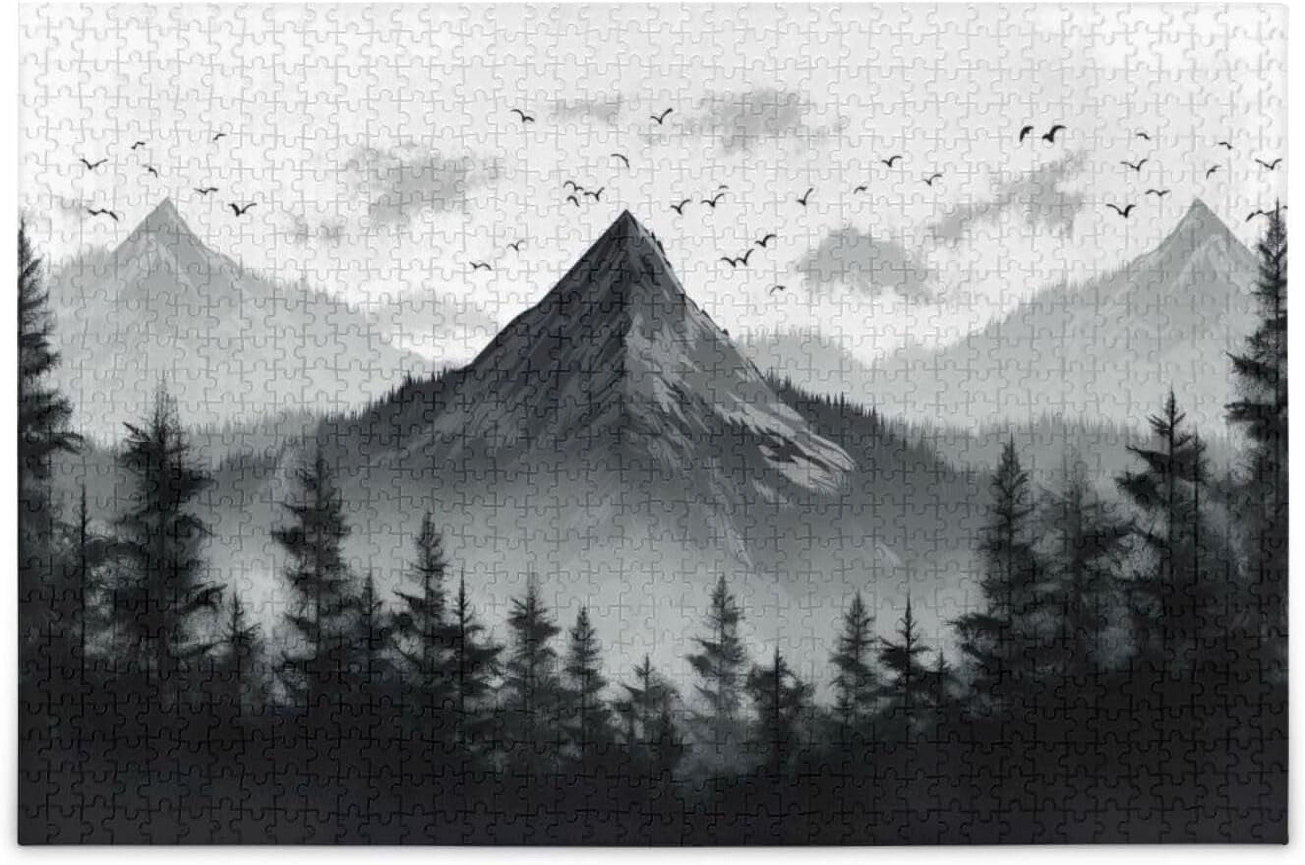 Nature Mountains and Forest 500 Piece Large Jigsaw Puzzle for Adults ...