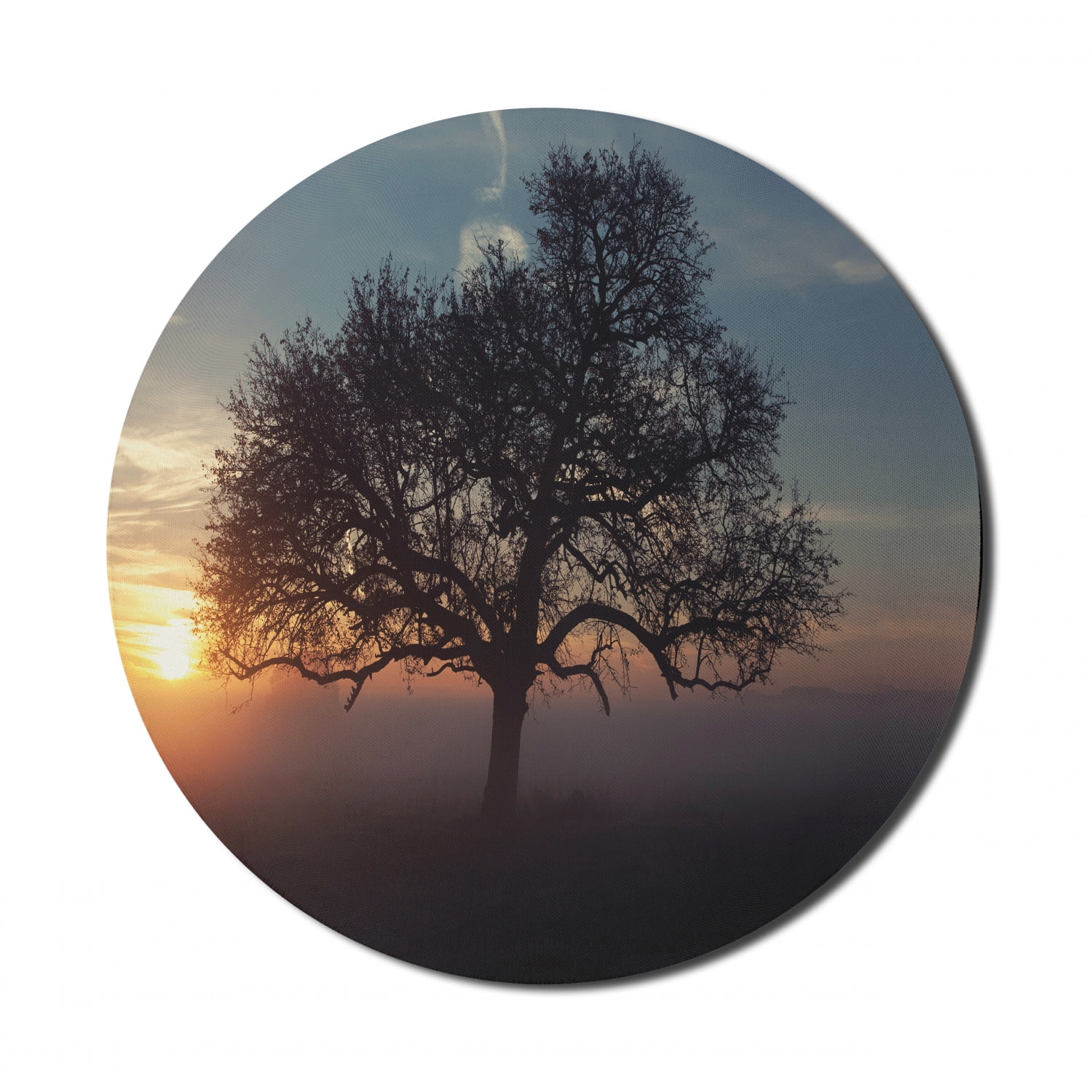Nature Mouse Pad for Computers, Sunrise Scenery Out in the Nature in a ...