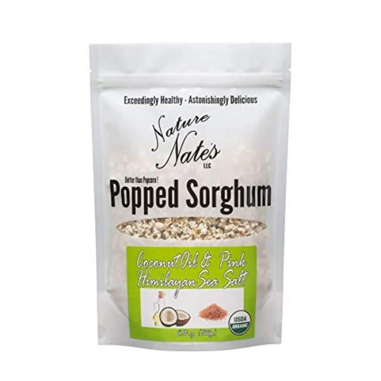 Nature Nate's Organic Coconut Oil Popped Sorghum Popcorn, Pink ...