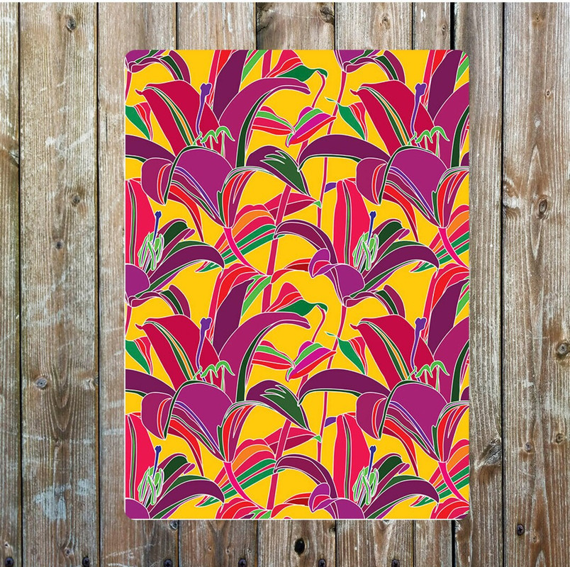 Nature Orchid Flower Art Metal Sign Plaque 12×8 Inch - Walmart.com