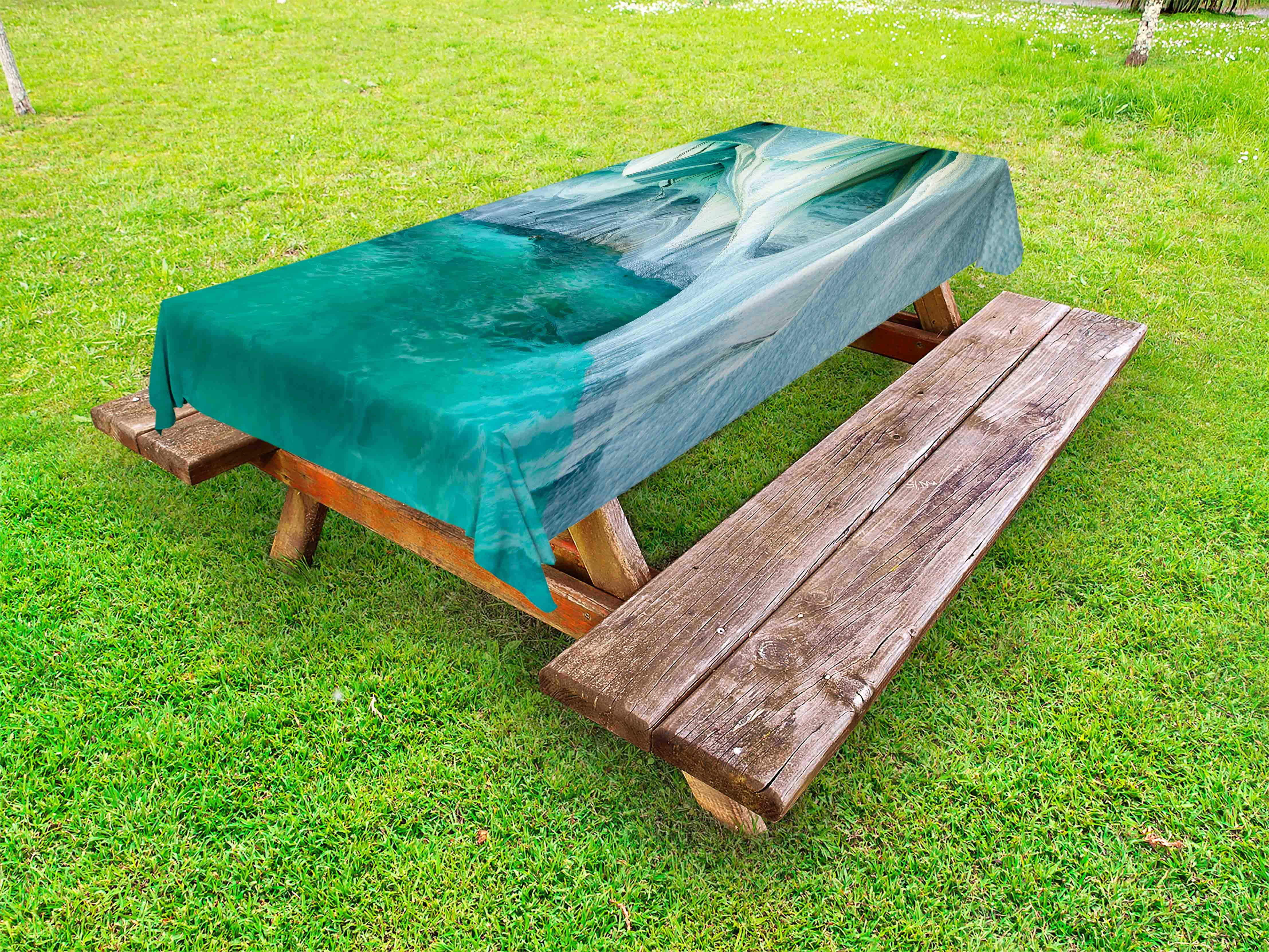 Nature Outdoor Tablecloth, Natural Marble Cave at European ...
