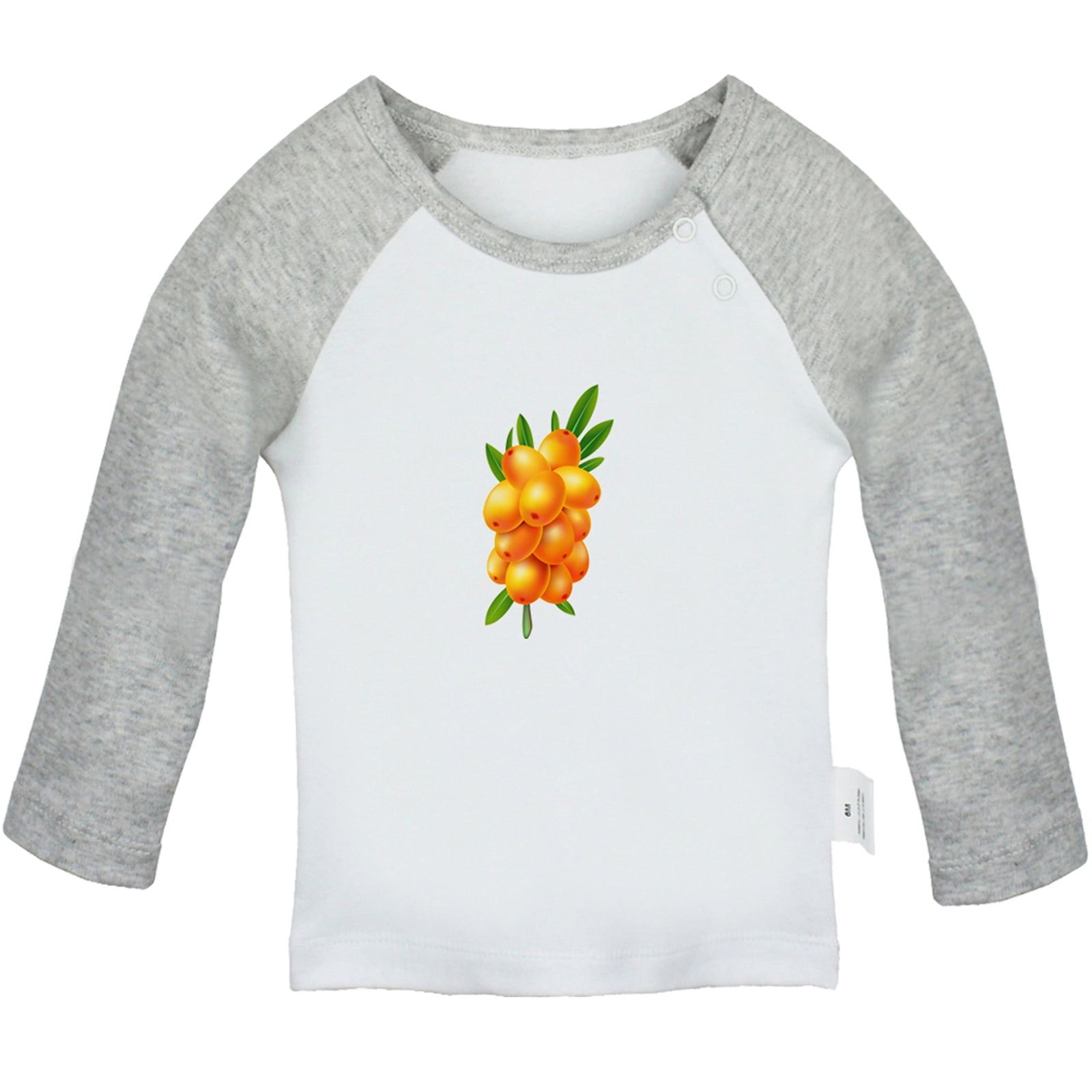 Nature Pattern Sea Buckthorn T shirt For Baby, Newborn Babies T-shirts ...
