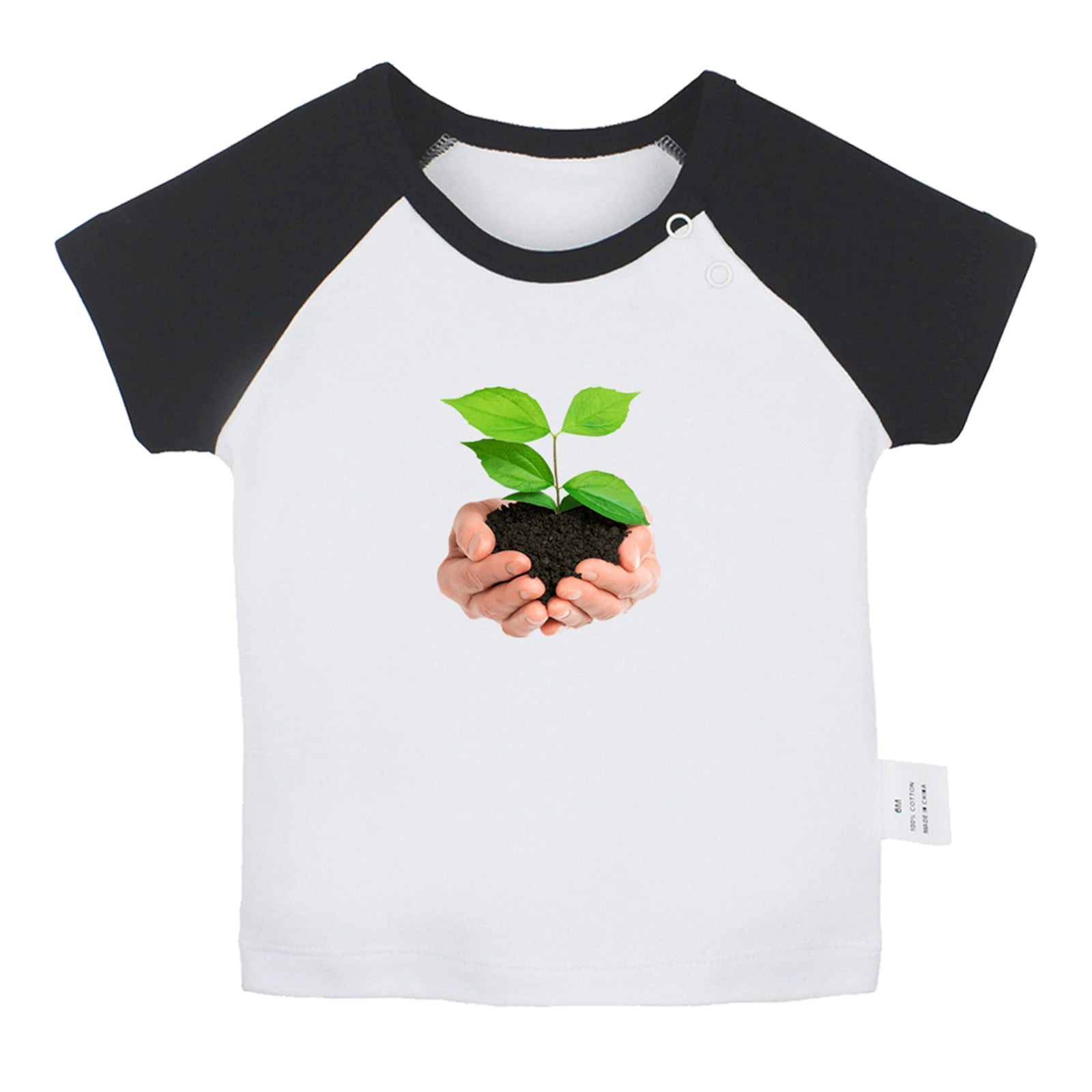 Nature Pattern Soil in Hands T shirt For Baby, Newborn Babies T-shirts ...
