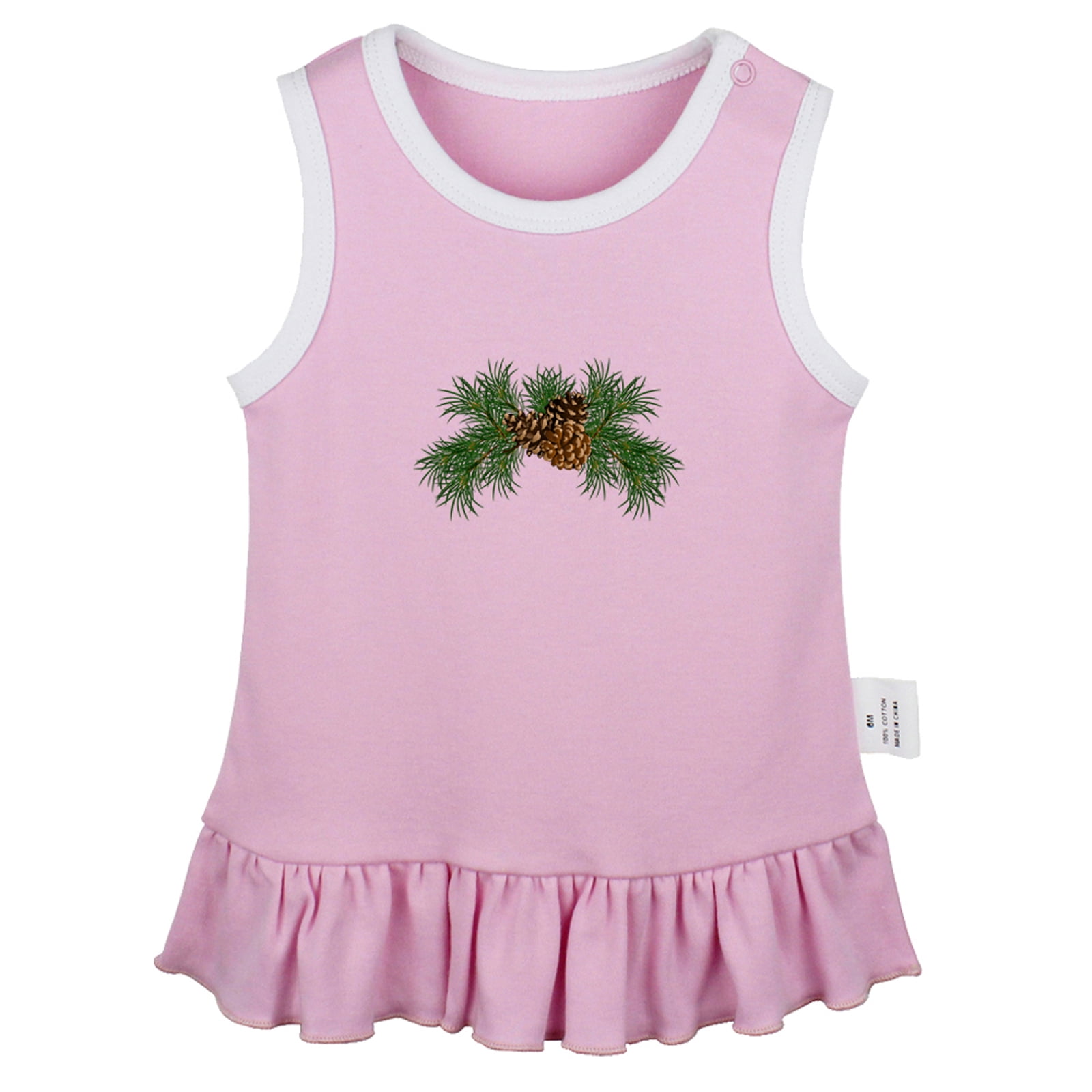 Nature Pine Cone Pattern Dresses For Baby, Newborn Babies Skirts ...