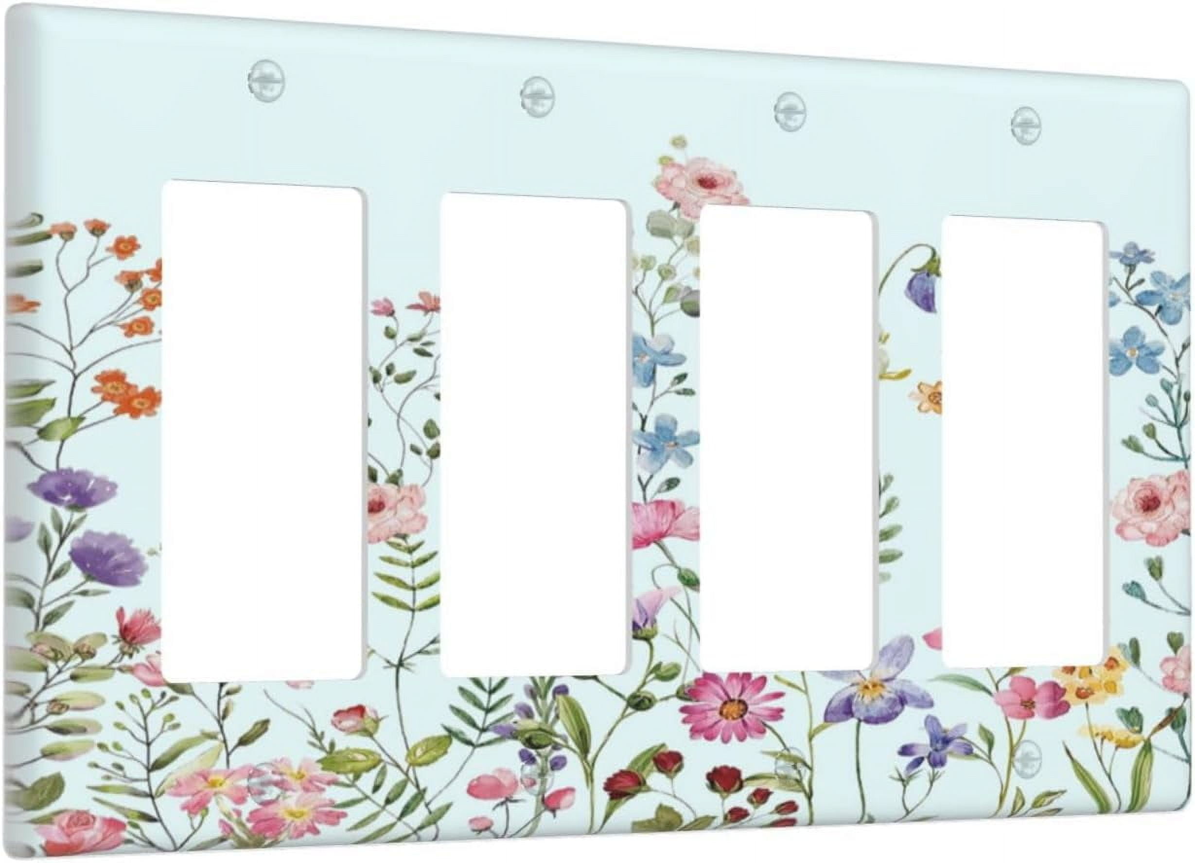 Nature Plant Botanical Daisy Mushroom Snails And Moon 2 Gang ...