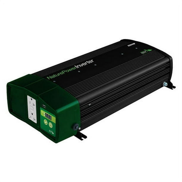 Nature Power (38326) 2000-Watt Pure Sine Wave Inverter with 55-Amp ...
