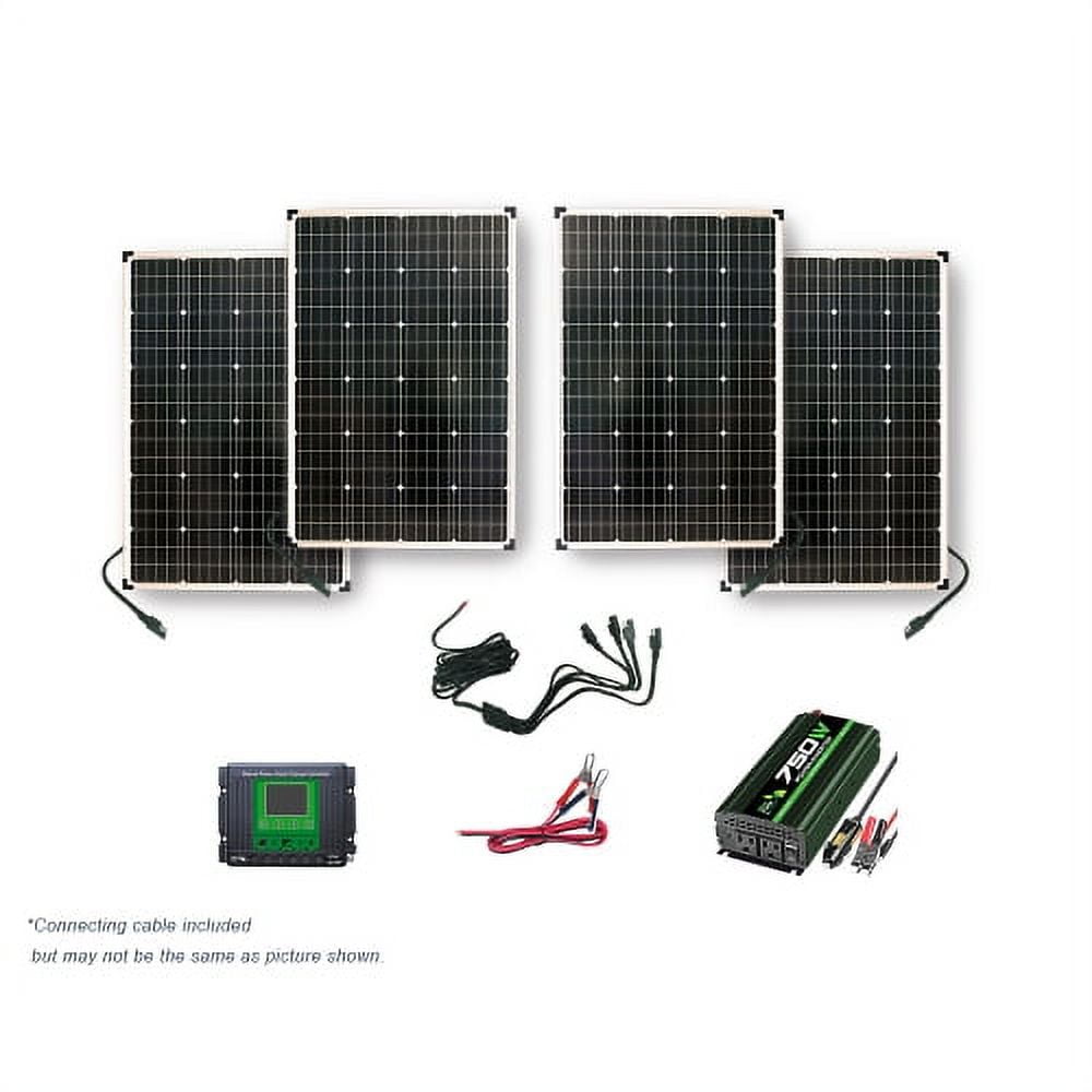 Nature Power (53440) 440 Watt Complete Solar Power Kit: 4x 110W Solar ...