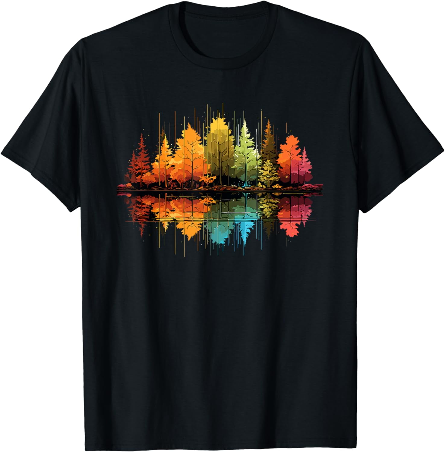 Nature Reflection Forest Outdoor Wildlife T-Shirt - Walmart.com