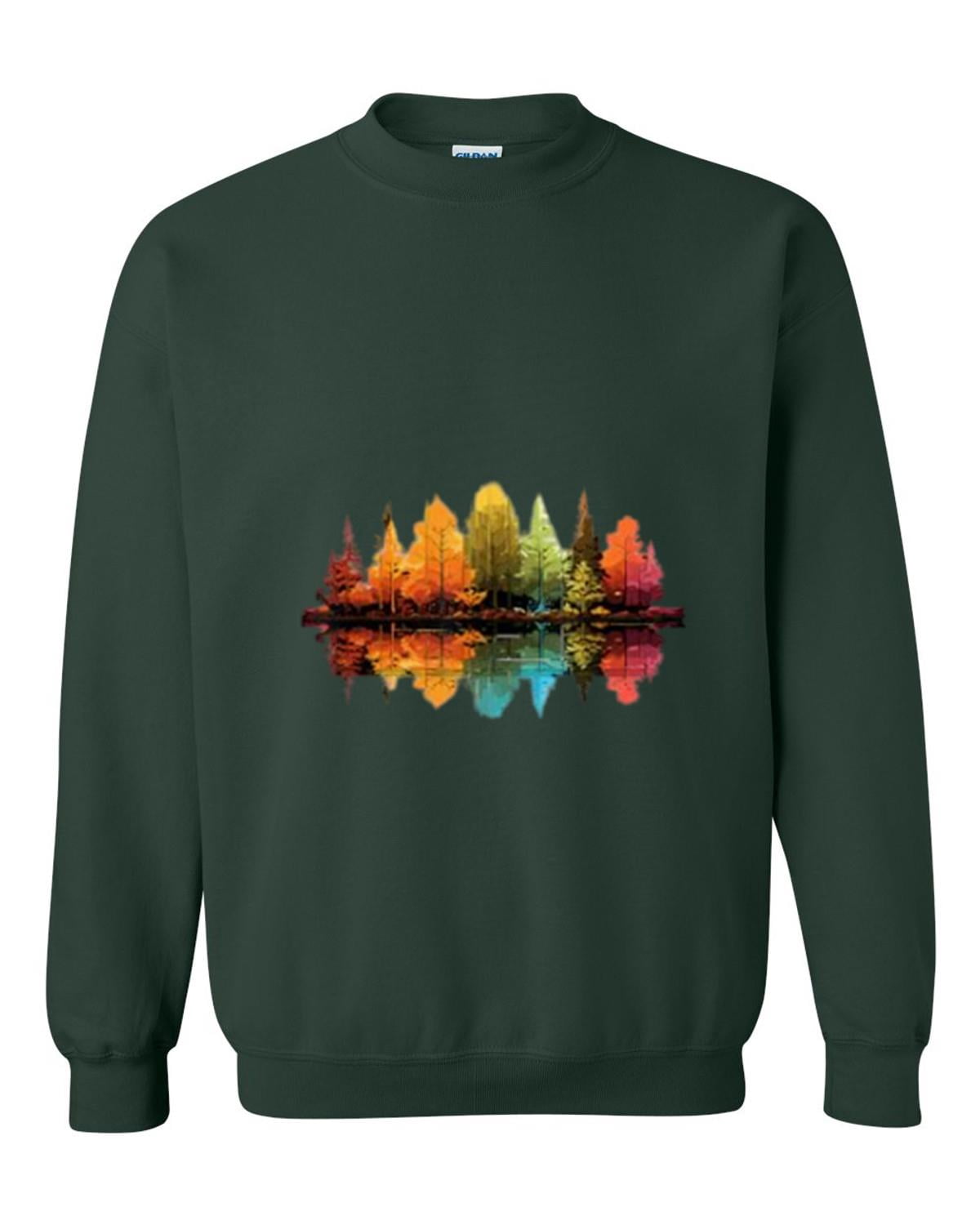 Nature Reflection Forest Trees Outdoor Scene Wildlife Landscape Art ...