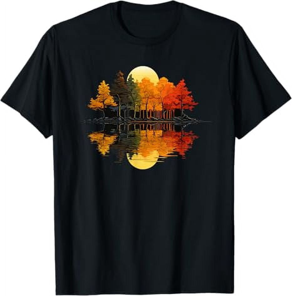Nature Reflection Forest Trees Outdoor Wildlife T-Shirt - Walmart.com
