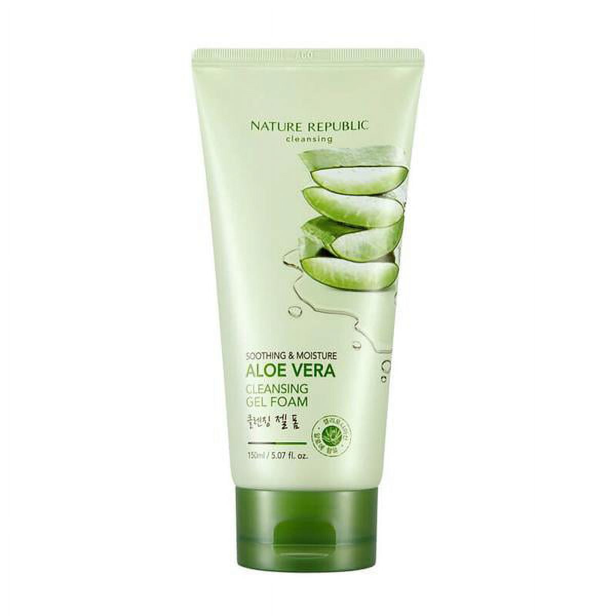 Nature Republic Soothing Moisture Aloe Vera Foam Cleanser 5.07 oz