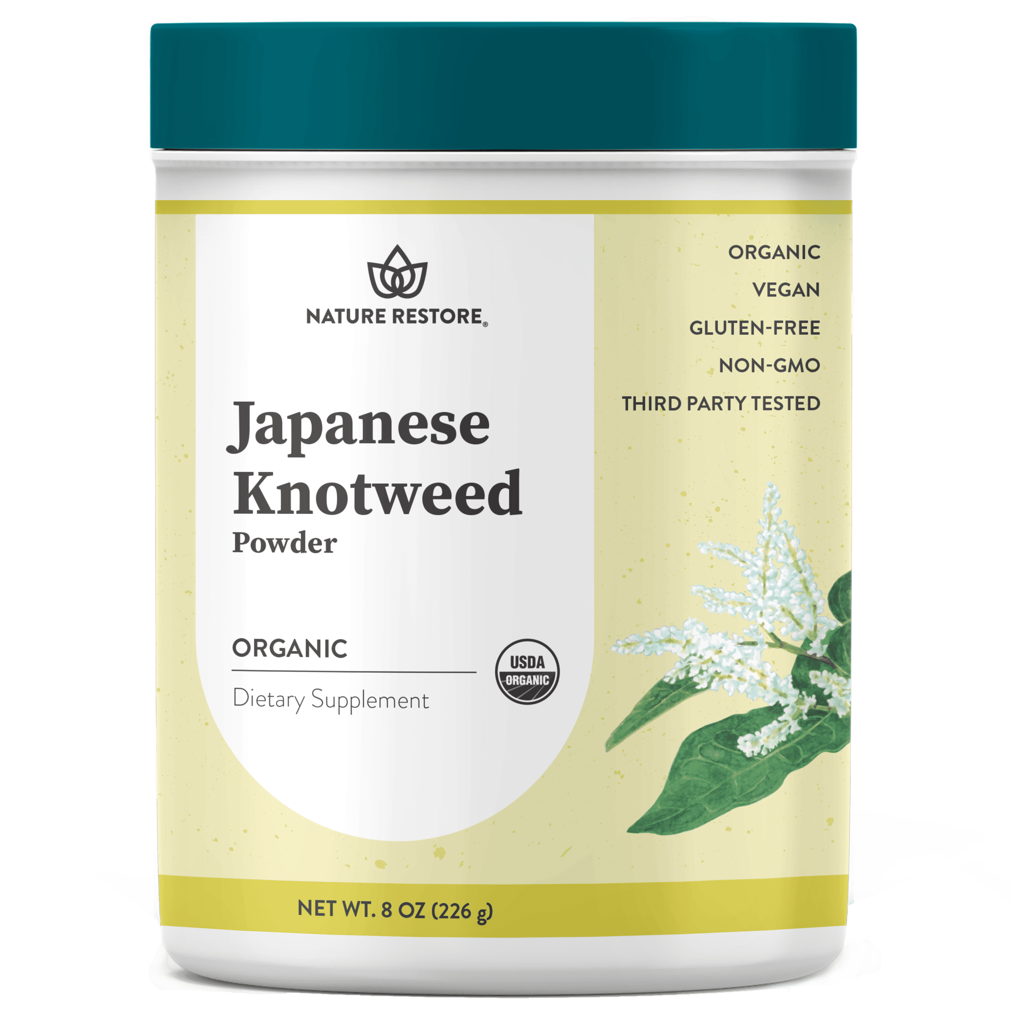 Nature Restore Japanese Knotweed Powder, 8 oz, Natural Trans ...