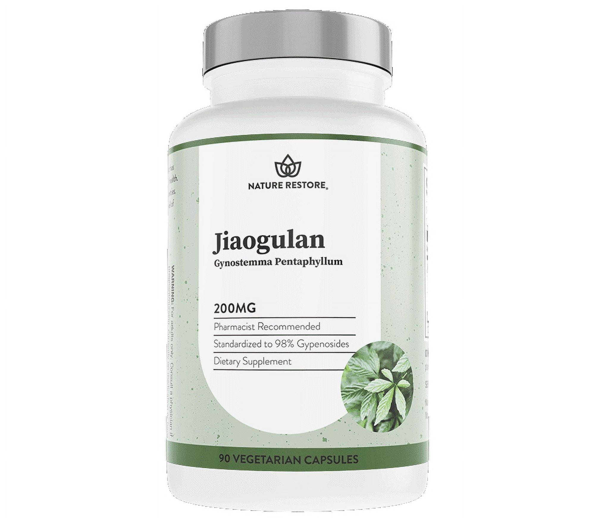 Nature Restore Jiaogulan Extract Supplement, AMPK metabolic activator ...