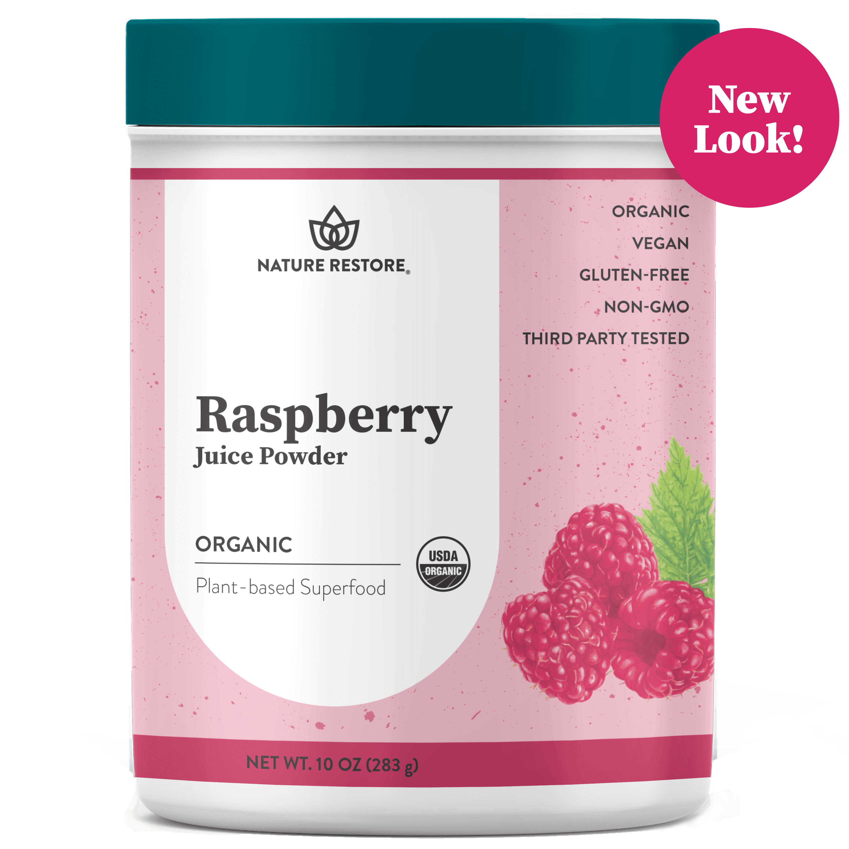 Nature Restore Organic Raspberry Juice Powder, 10 Ounce, Non-GMO ...