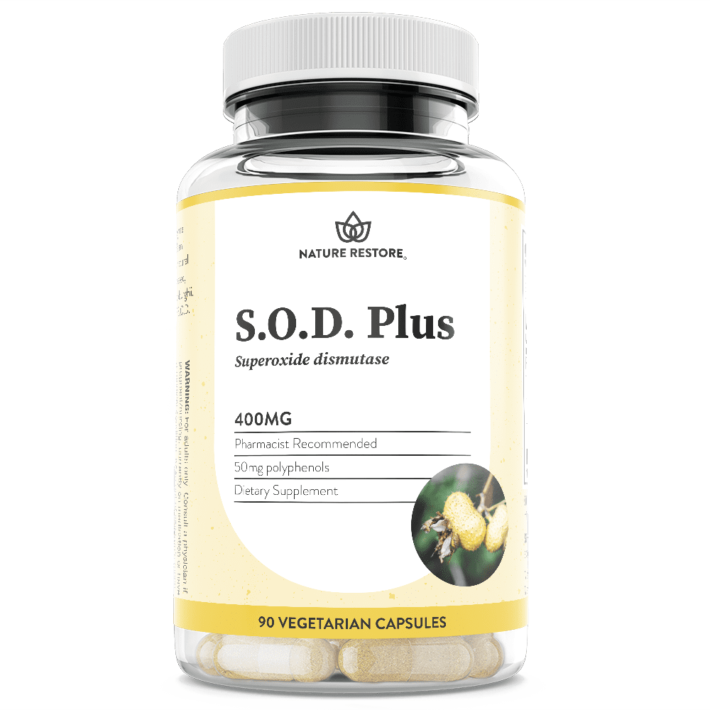 Nature Restore S.O.D. Plant-Based Supplement, 4000 IU, 60 Capsules ...