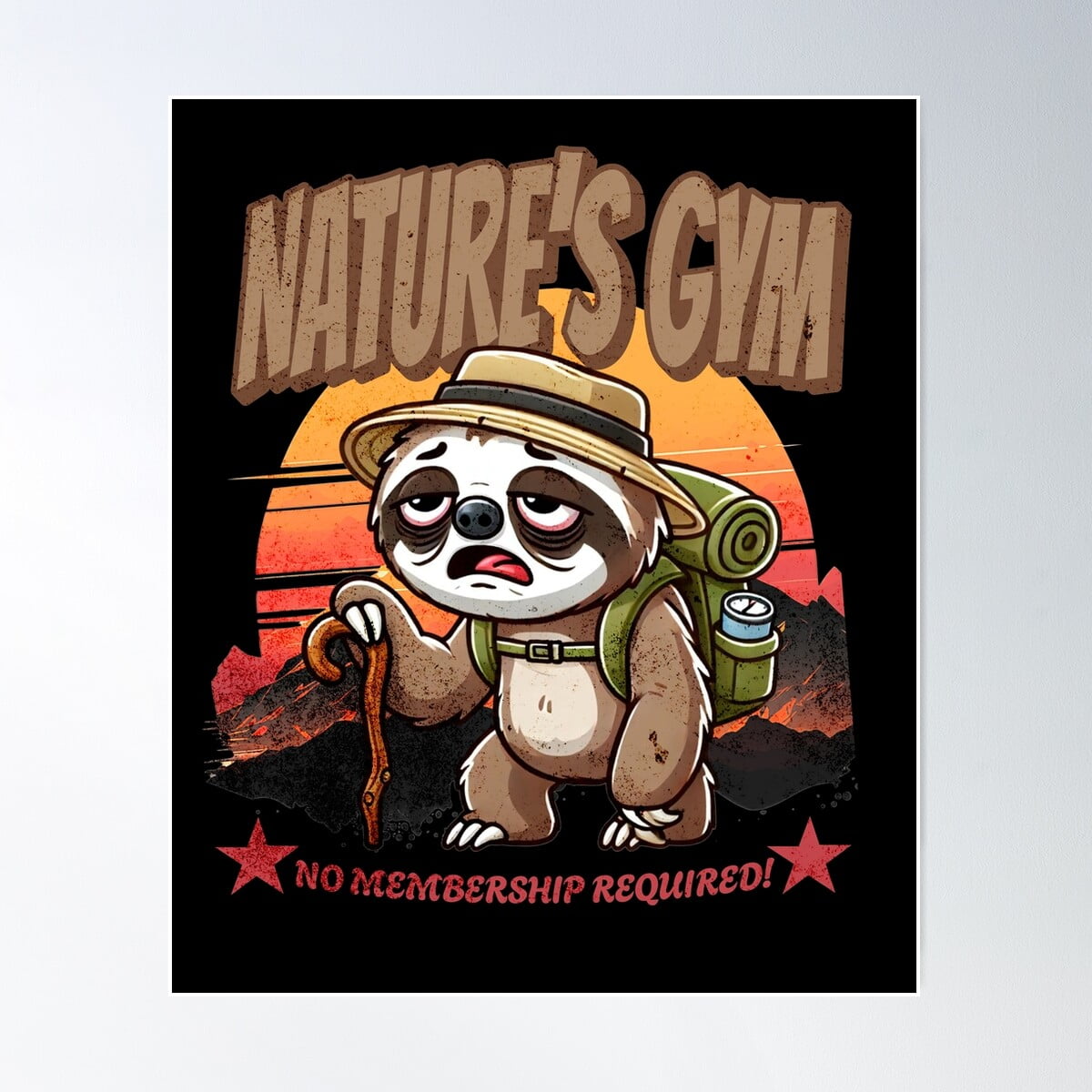 Nature’S Gym: No Membership Required! Poster Wall Art, Modern Wall ...