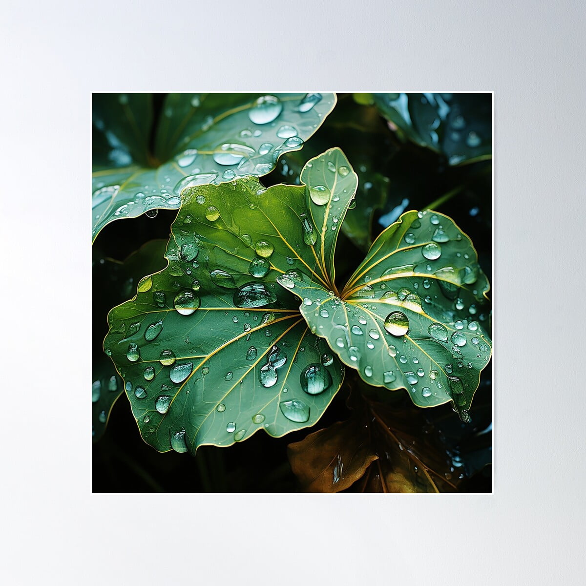 Nature'S Jewels Poster Wall Art, Modern Wall Decor For Living Room ...