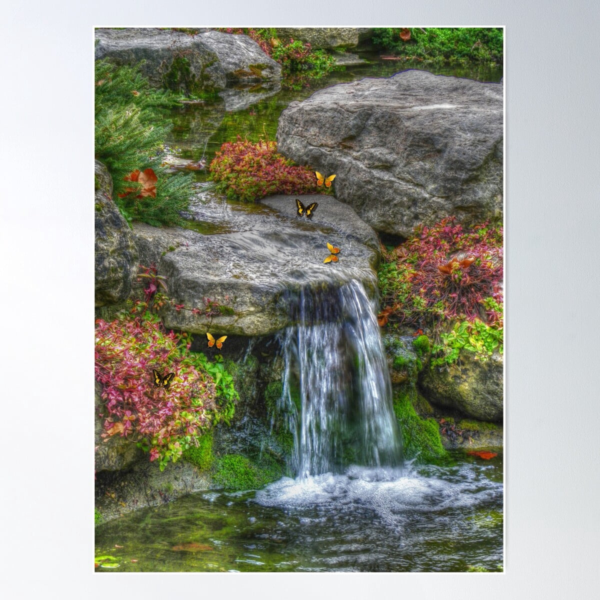 Nature'S Song Poster Wall Art, Modern Wall Decor For Living Room ...