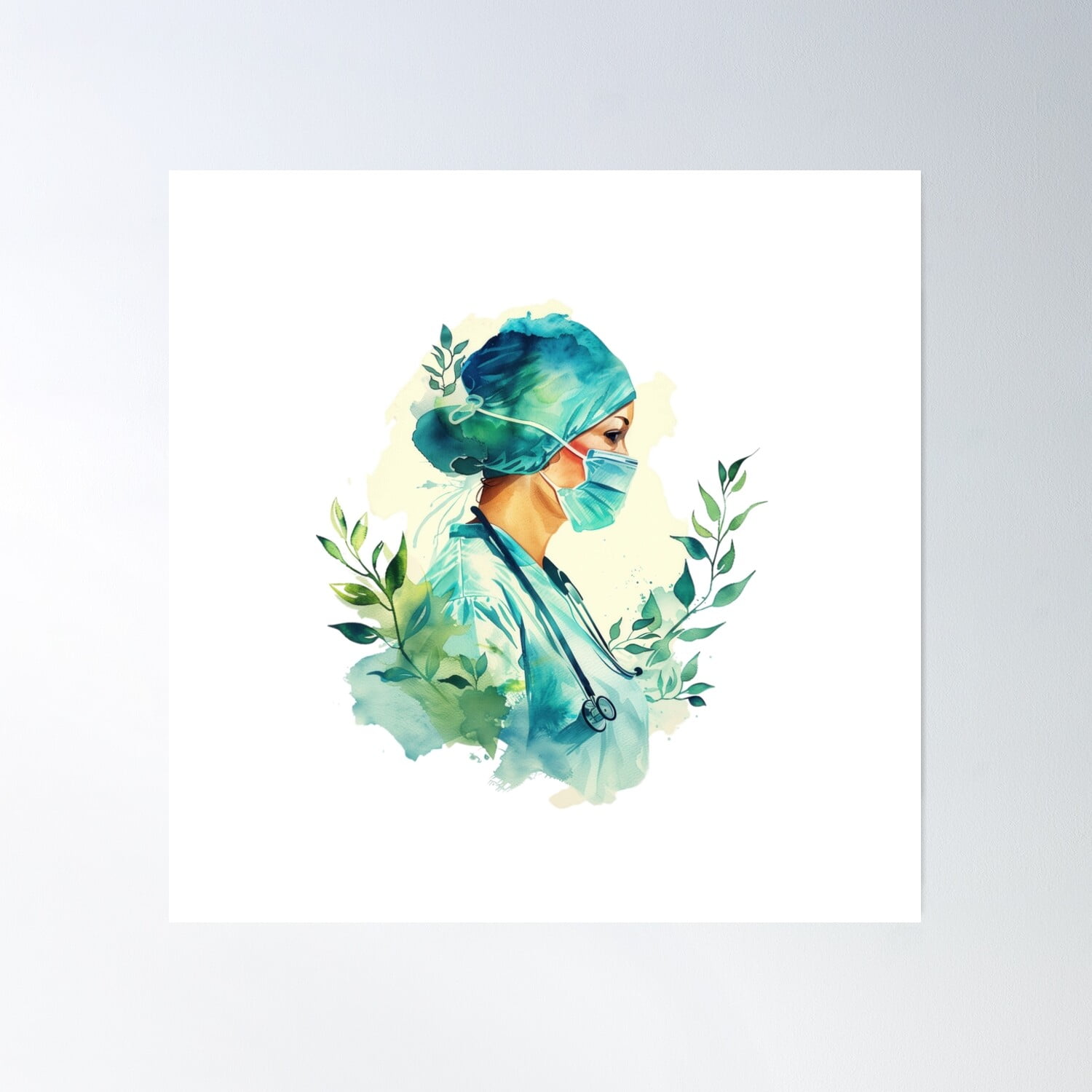 Nature’S Surgical Guardian Poster Wall Art, Modern Wall Decor, 16x16 ...
