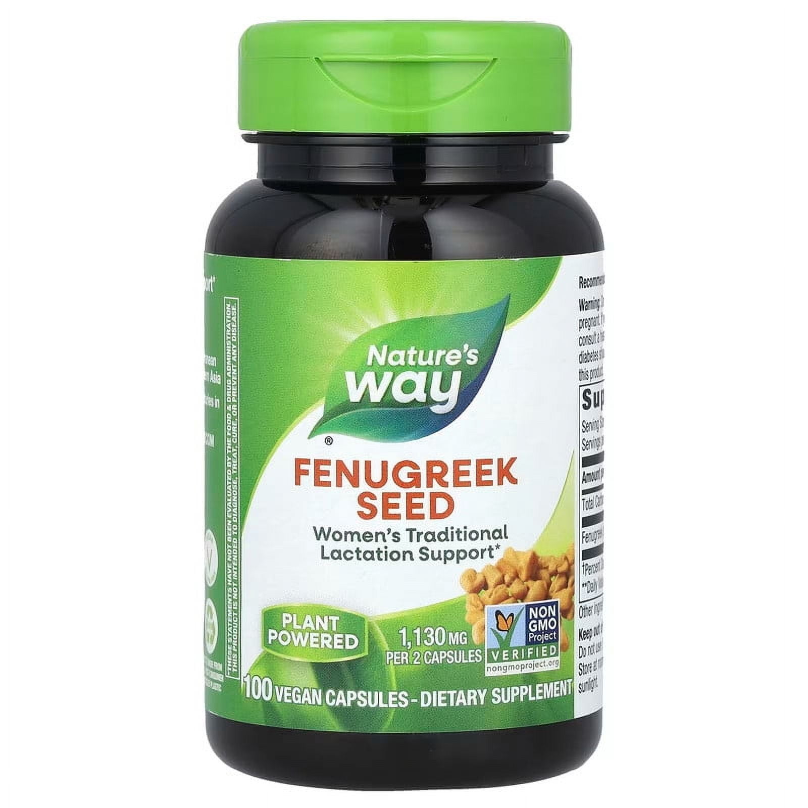 Nature'S Way Fenugreek Seed - 100 Capsules - Walmart.com
