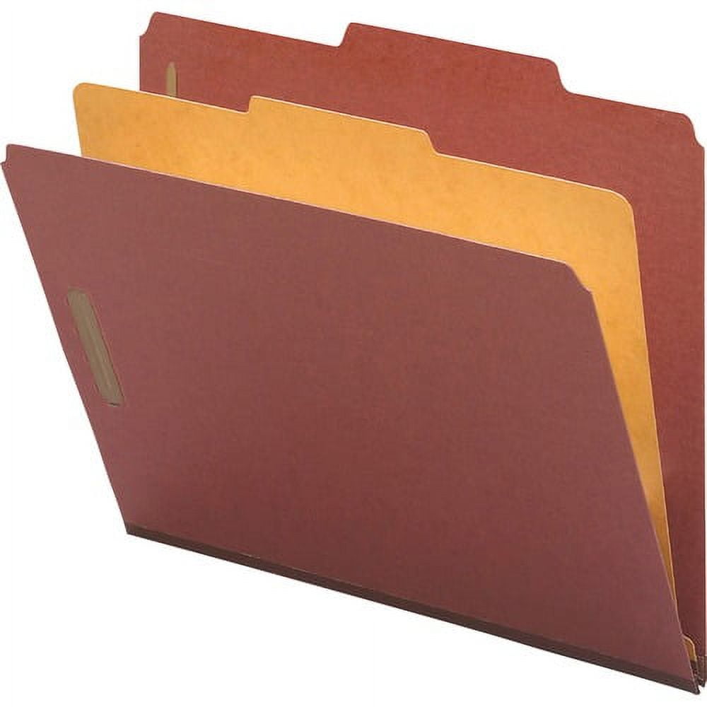 Nature Saver 2/5 Tab Cut Legal Recycled Classification Folder - 8 1/2 ...