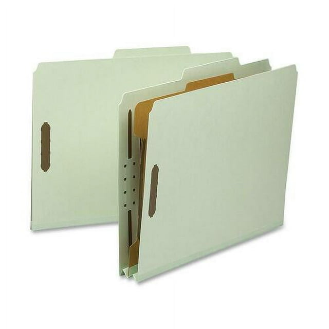 Nature Saver 2/5 Tab Cut Letter Recycled Classification Folder - 8 1/2 ...