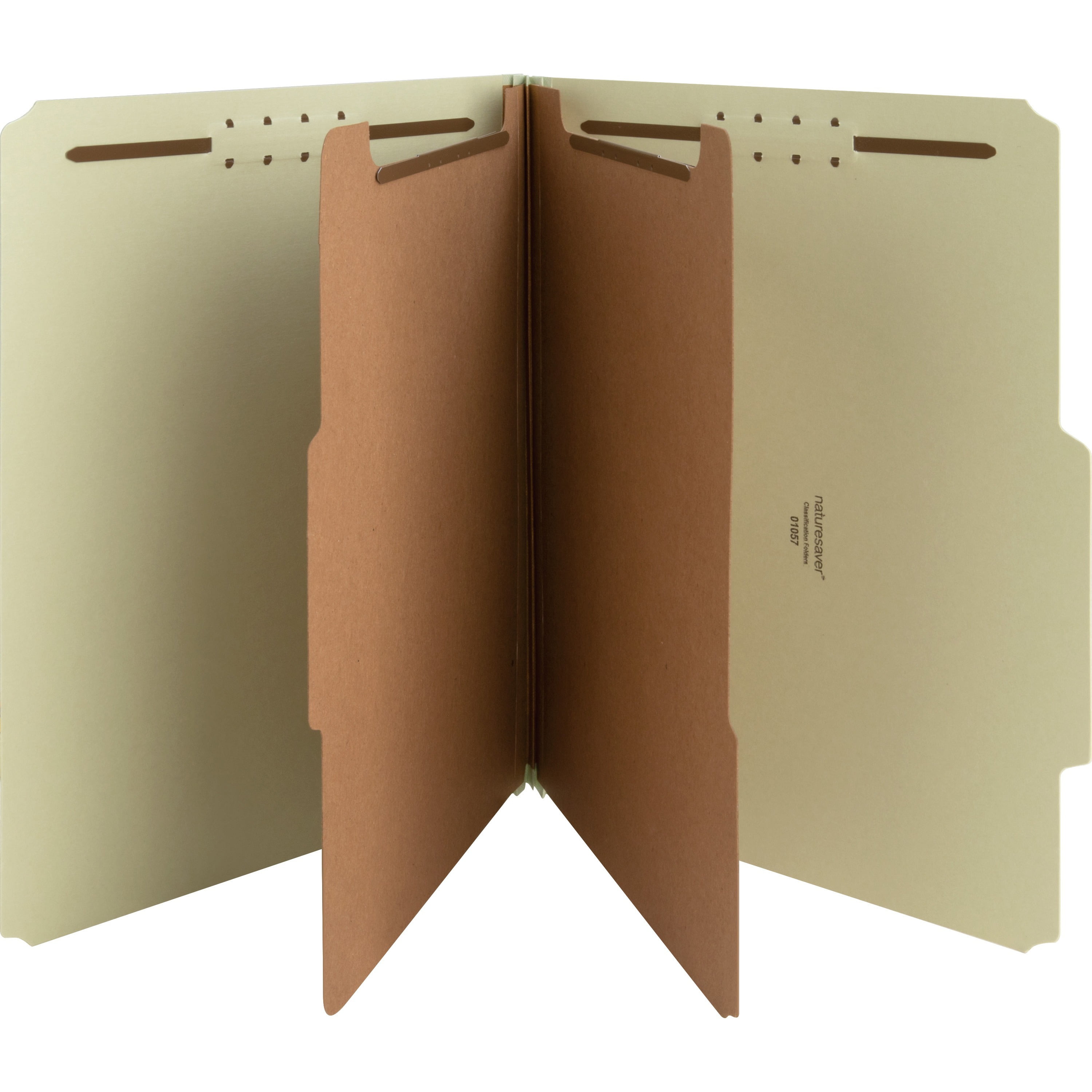 Nature Saver Green Recycled K-style Pressboard Classification Folders ...
