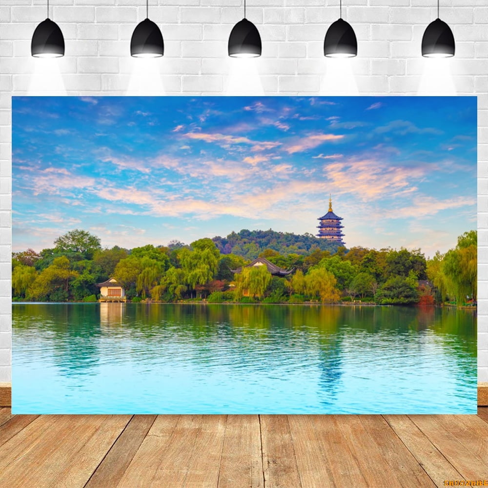 Nature Scery Waterfall Forest River Backdrop Birthday Party Wedding ...