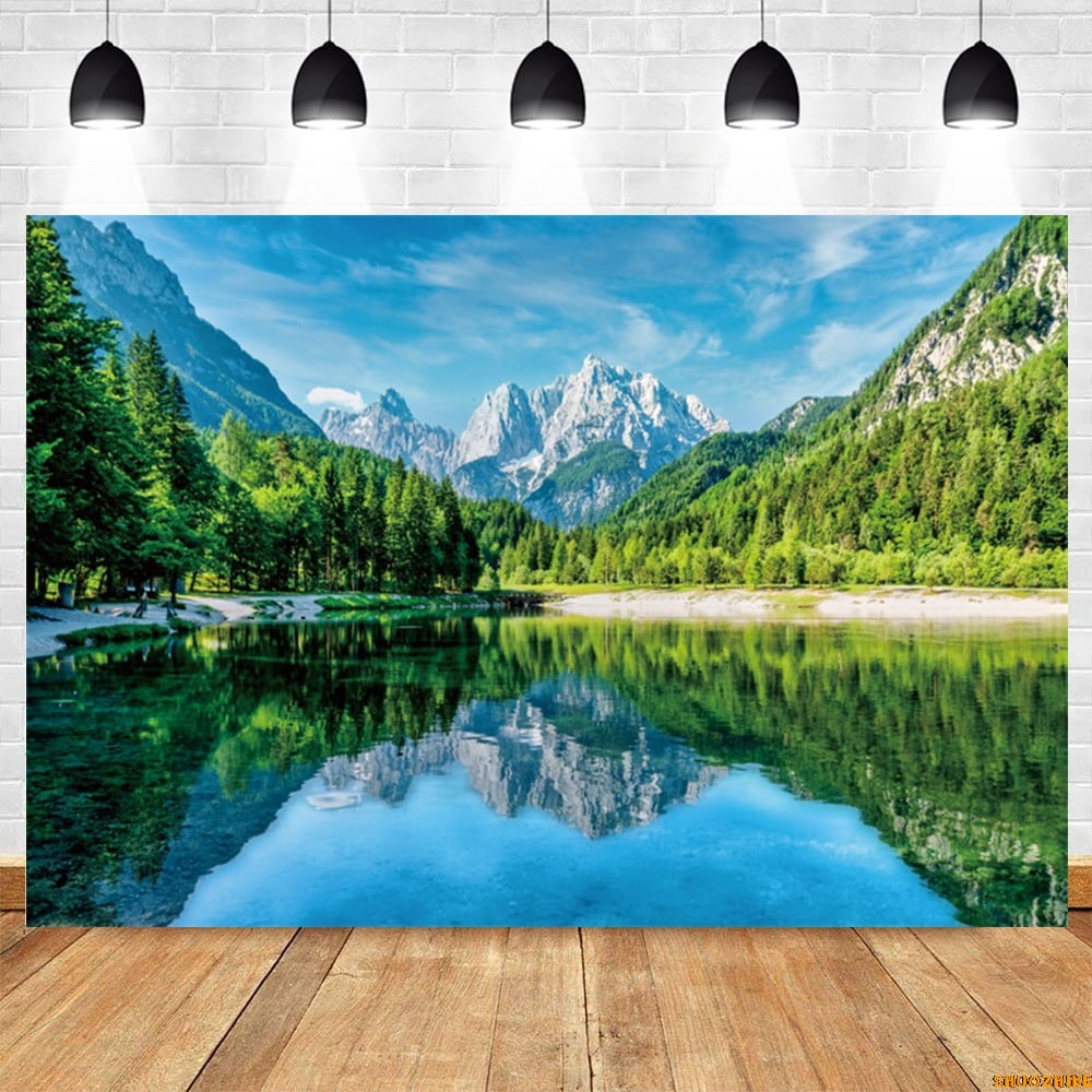 Nature Scery Waterfall Forest River Backdrop Birthday Party Wedding ...