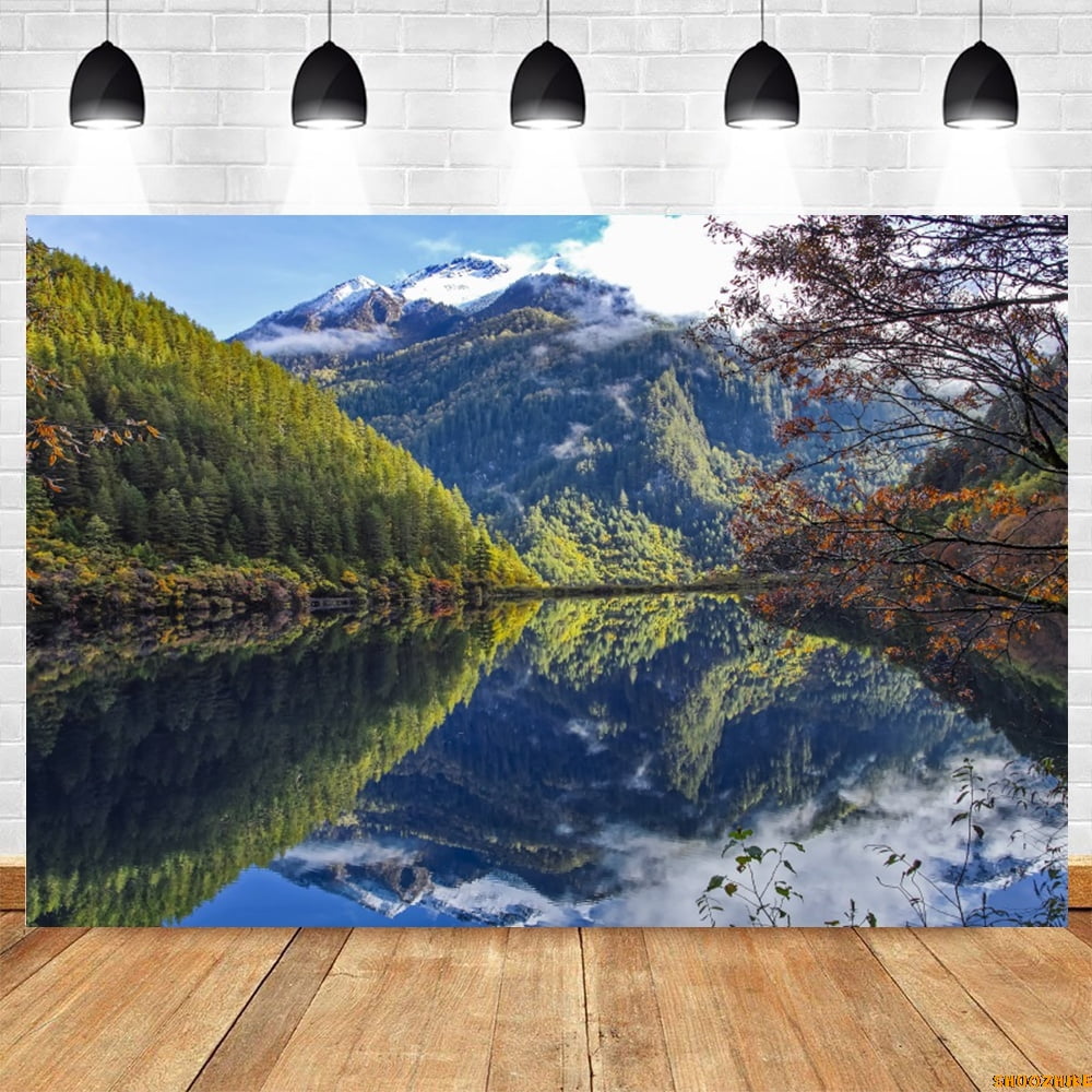 Nature Scery Waterfall Forest River Backdrop Birthday Party Wedding ...