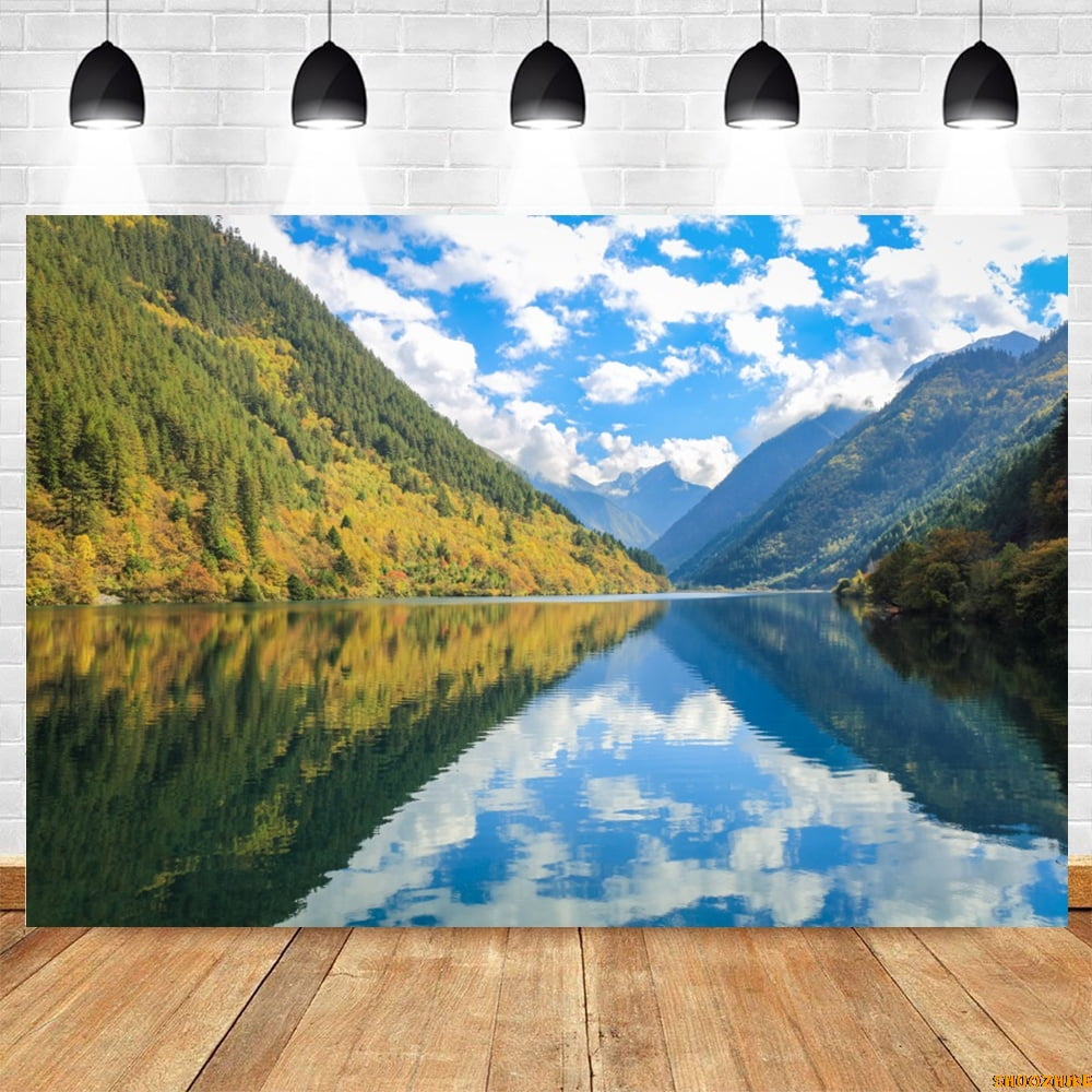 Nature Scery Waterfall Forest River Backdrop Birthday Party Wedding ...