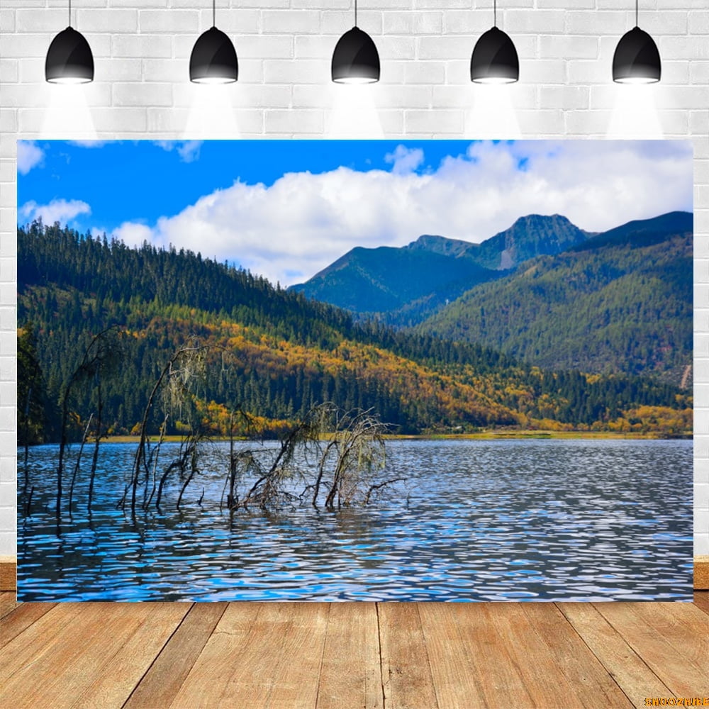 Nature Scery Waterfall Forest River Backdrop Birthday Party Wedding ...