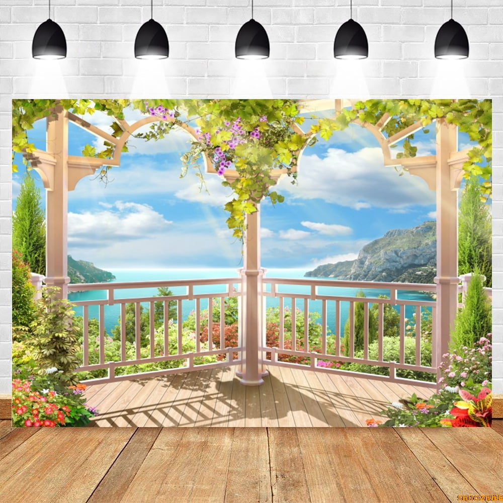 Nature Seaside Landscape Backdrop for Photography Sea Ocean Frch ...