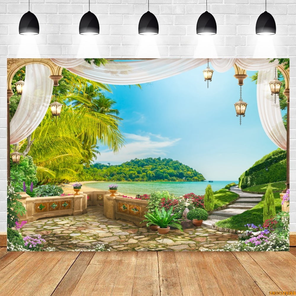 Nature Seaside Landscape Backdrop for Photography Sea Ocean Frch ...