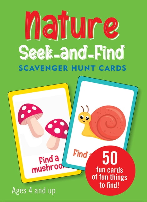 Nature Seek-And-Find Scavenger Hunt Cards (Set of 50 Cards) (Other ...