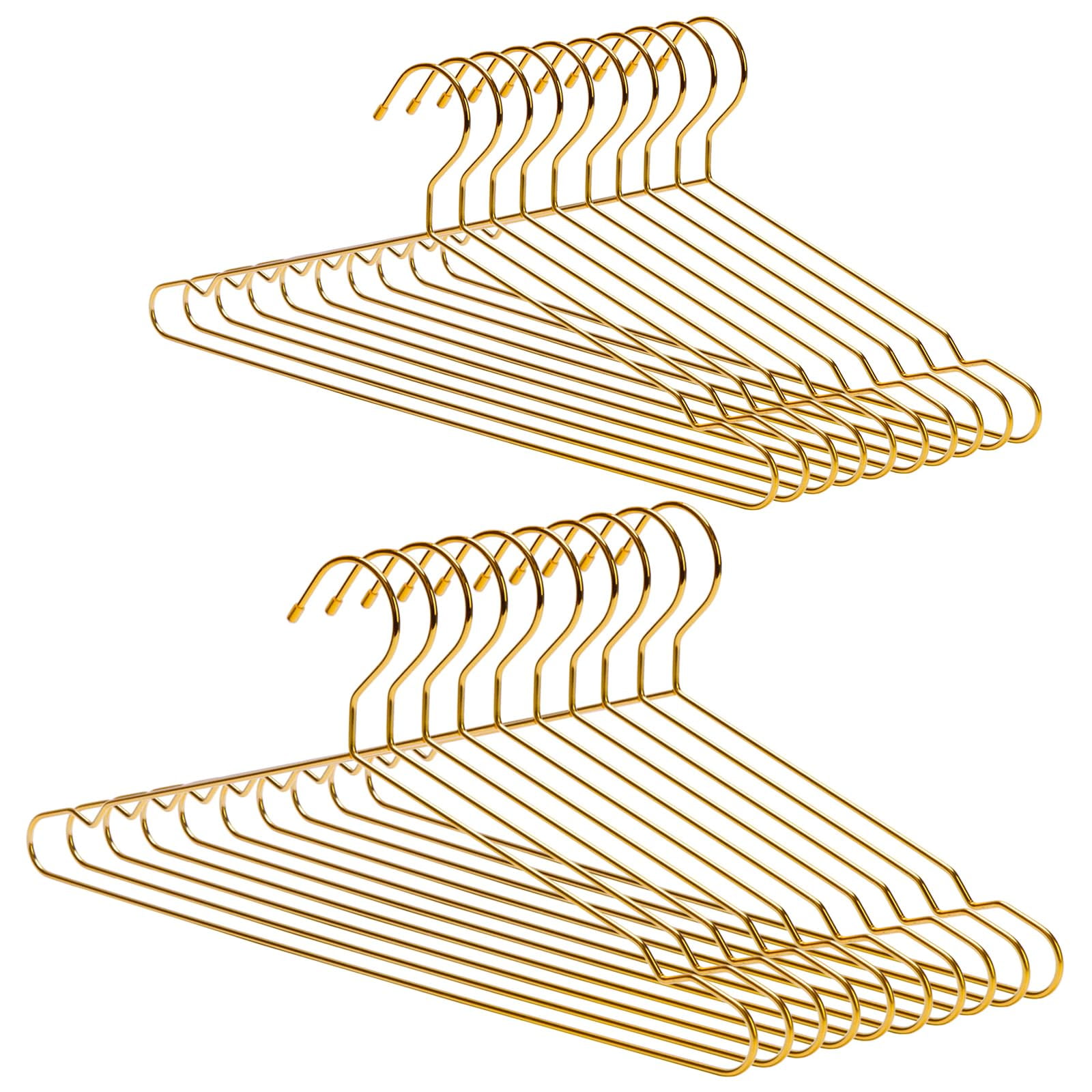 Nature Smile 20 Pack 17.7 Inch Men's Heavy Duty Metal Hangers, Space ...