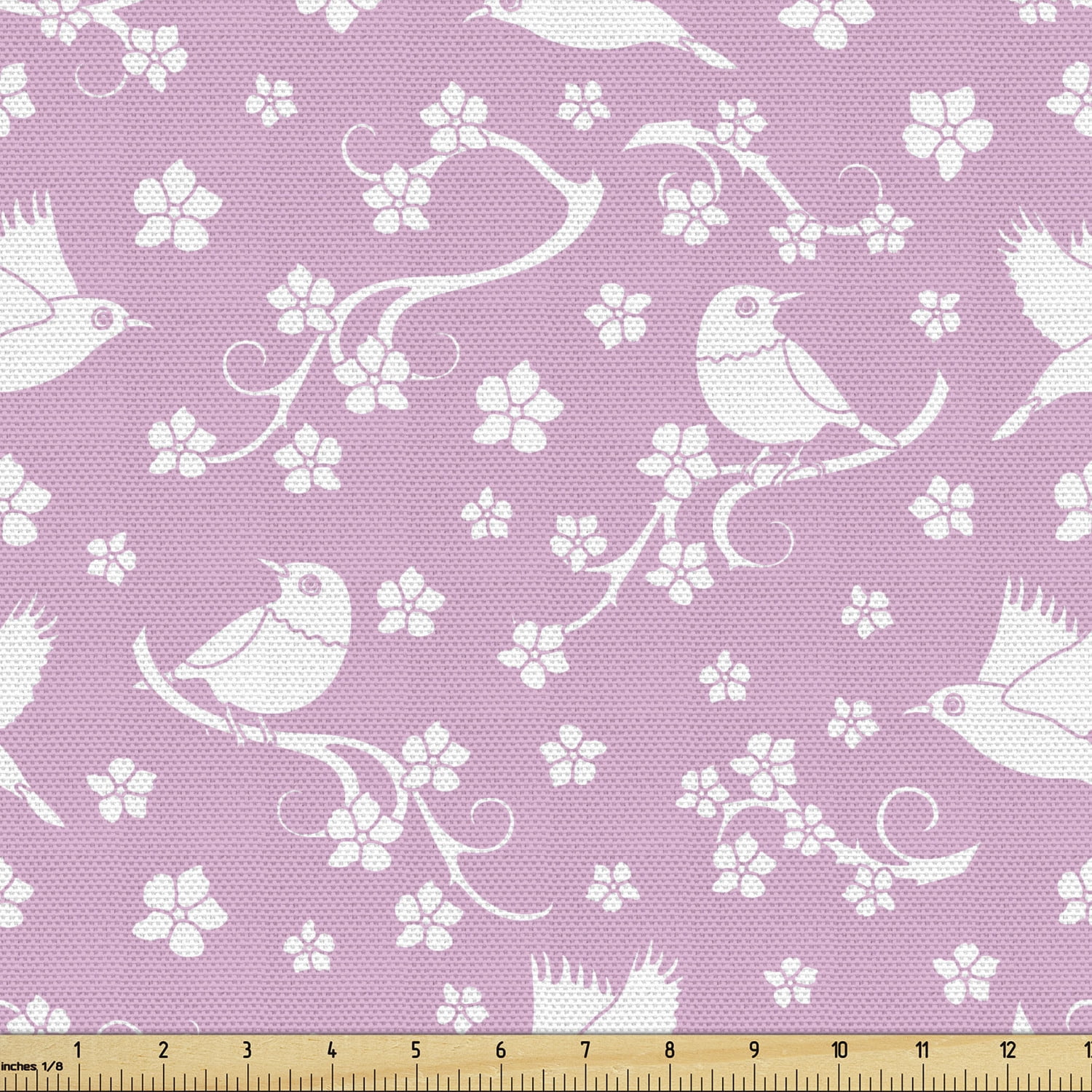 Nature Sofa Upholstery Fabric by the Yard, Pattern of Burgeoning Sakura ...