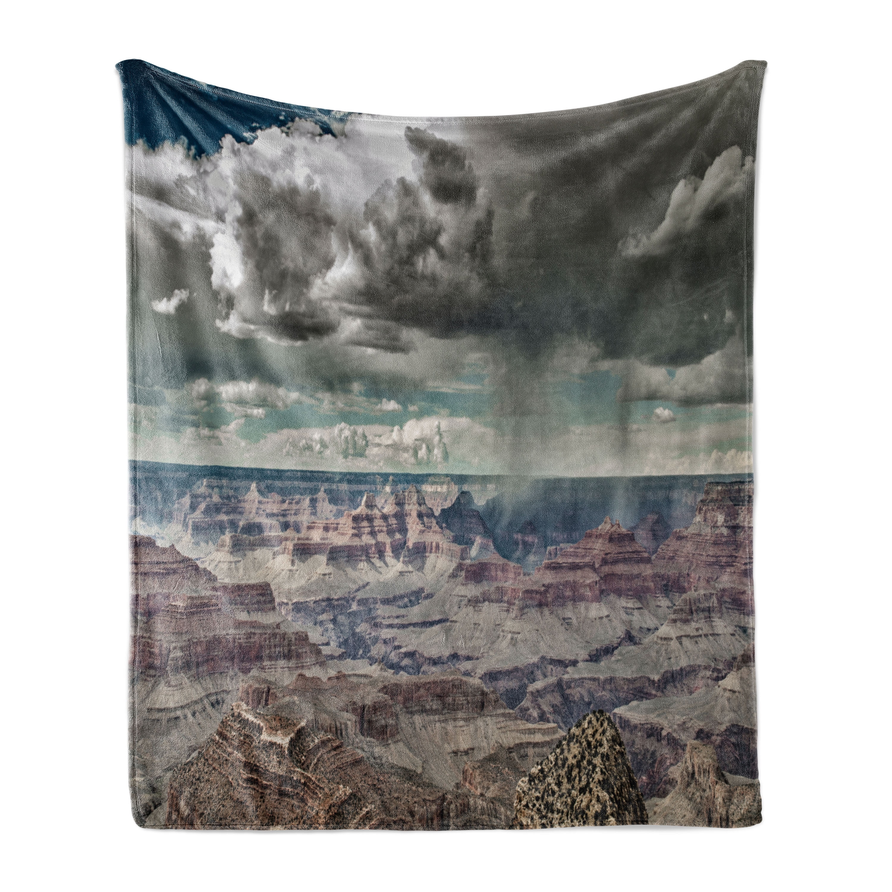 Nature Soft Flannel Fleece Throw Blanket, Cumulus Clouds on Grand ...