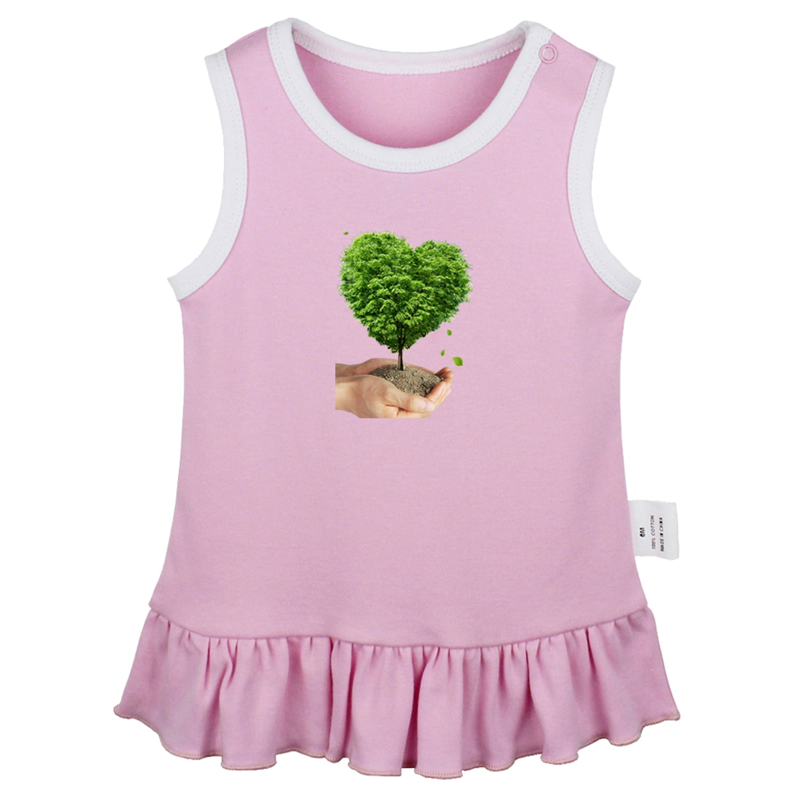 Nature Soil in Hands Pattern Dresses For Baby, Newborn Babies Skirts ...